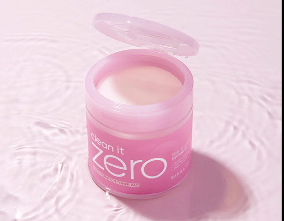 Clean It Zero Pink Hydration Toner Pad 235 ml - Banila co